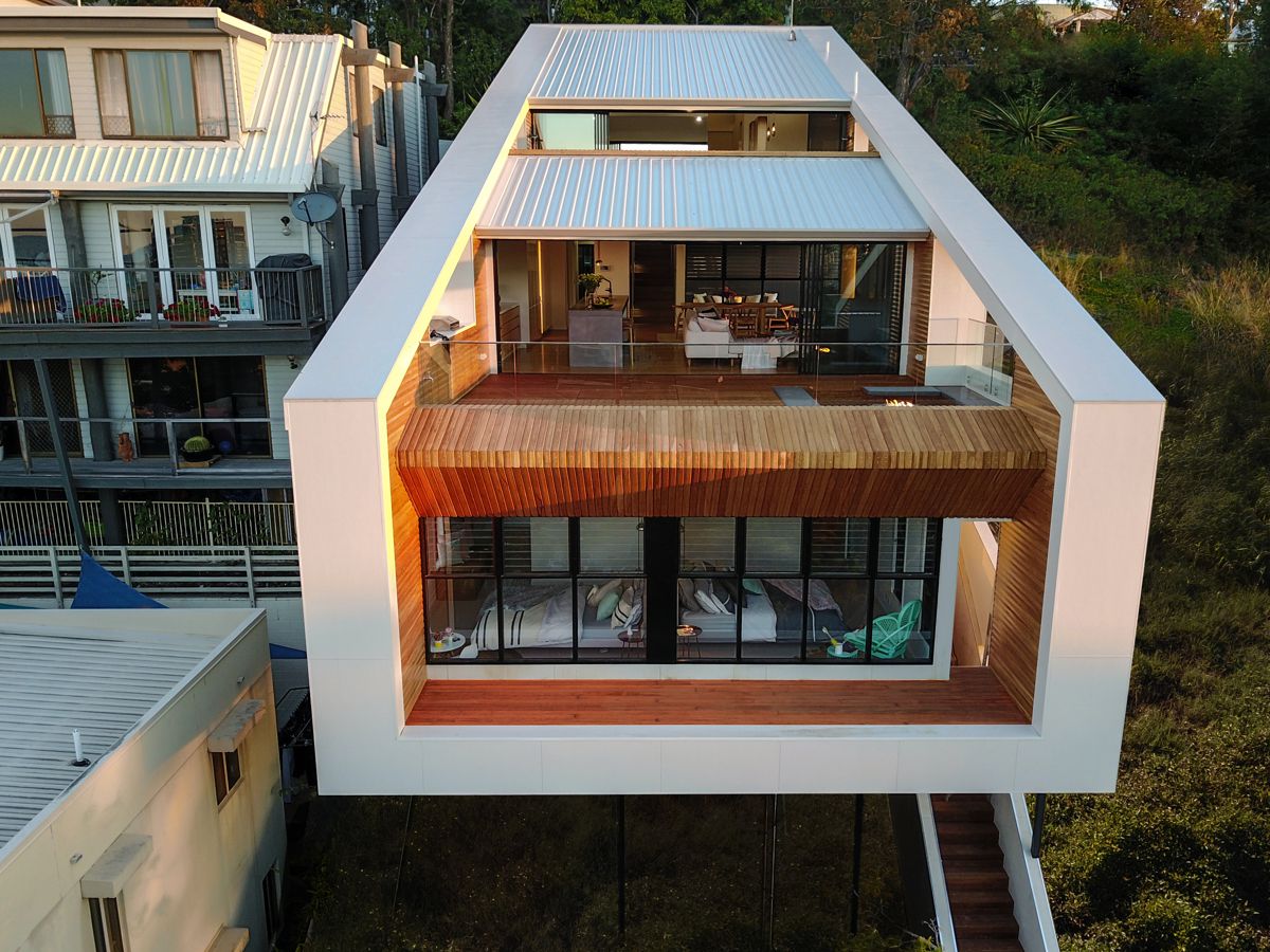 Floating House, Brisbane Custom Homes, Custom Homes Mag