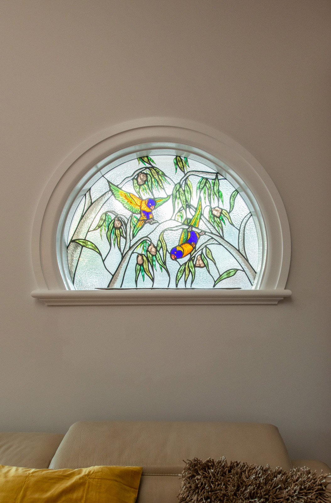 Art Deco Style Home, Art Deco Windows by Tradition Stained Glass