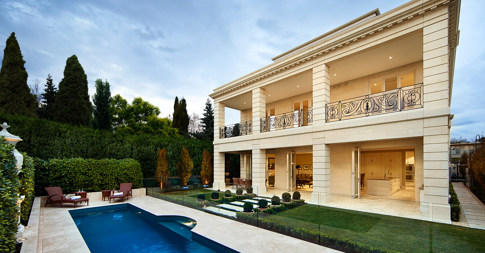 Building with Limestone, Luxury Limestone Custom Home