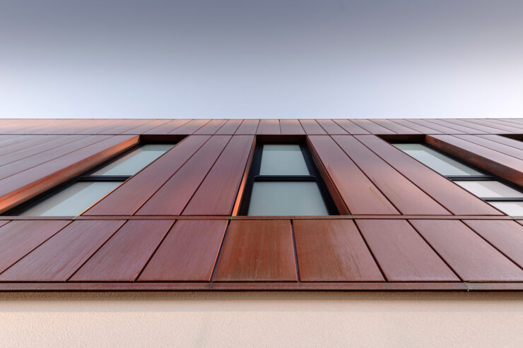 Copper Cladding on Home, Home Clad in Copper