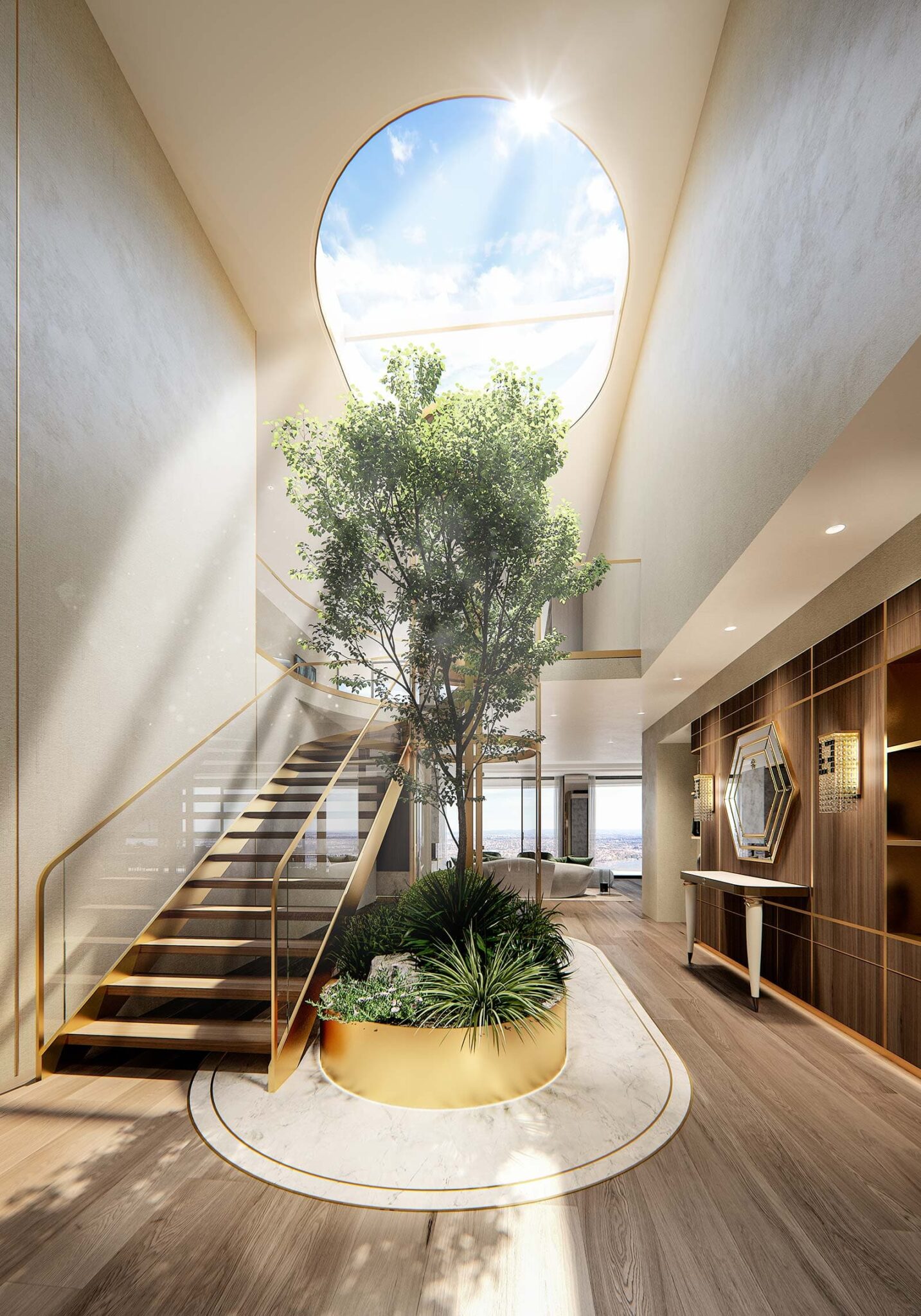 Grand Atrium luxury Penthouse Sydney - Custom Homes