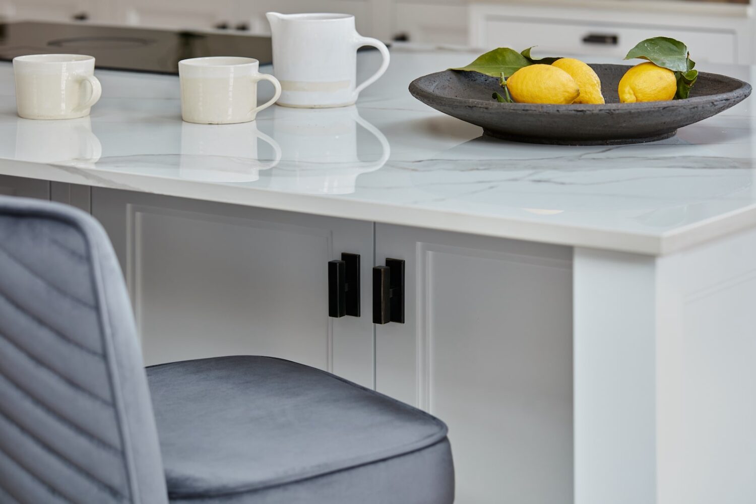 Luxury Architectural Hardware, Kitchen Makeover Using Designer Hardware