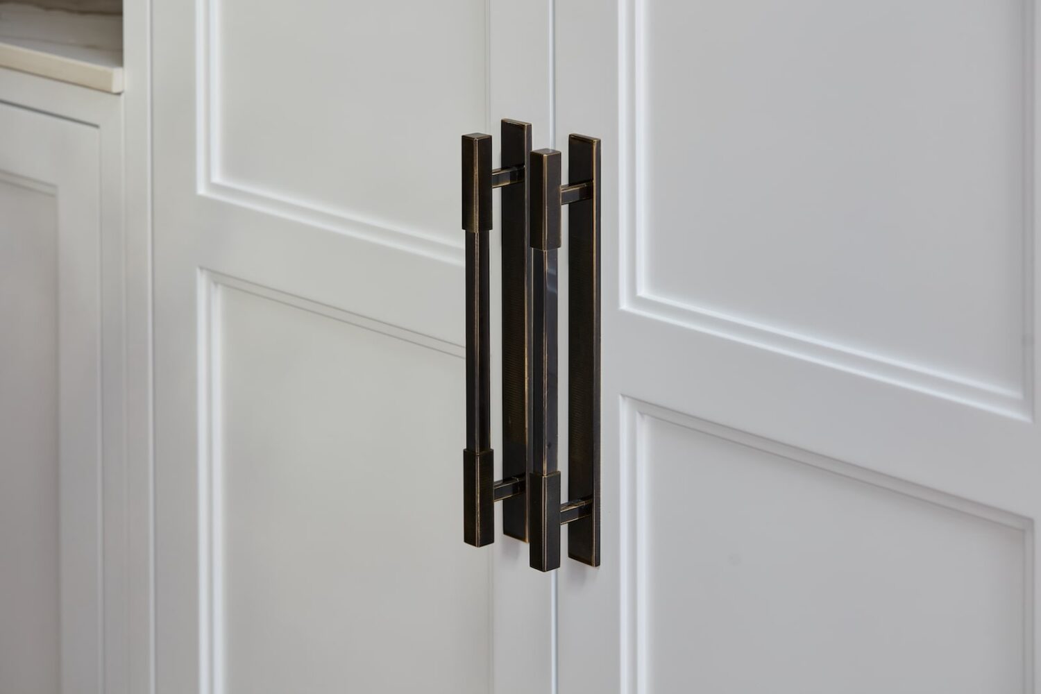 Luxury Architectural Hardware, Kitchen Makeover Using Designer Hardware